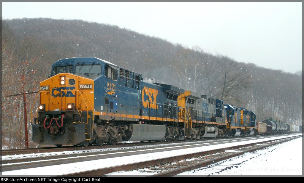 CSXT 5121, 115, 2310, 6430